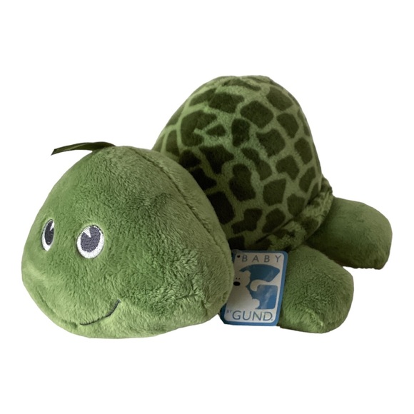 Gund | Toys | Gund Baby Gund Turtle Plush Toy Green Stuffed Animal Baby ...